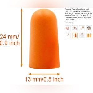 Party Supplies | Individually Wrapped Noise Cancelling Earplugs 125 ...